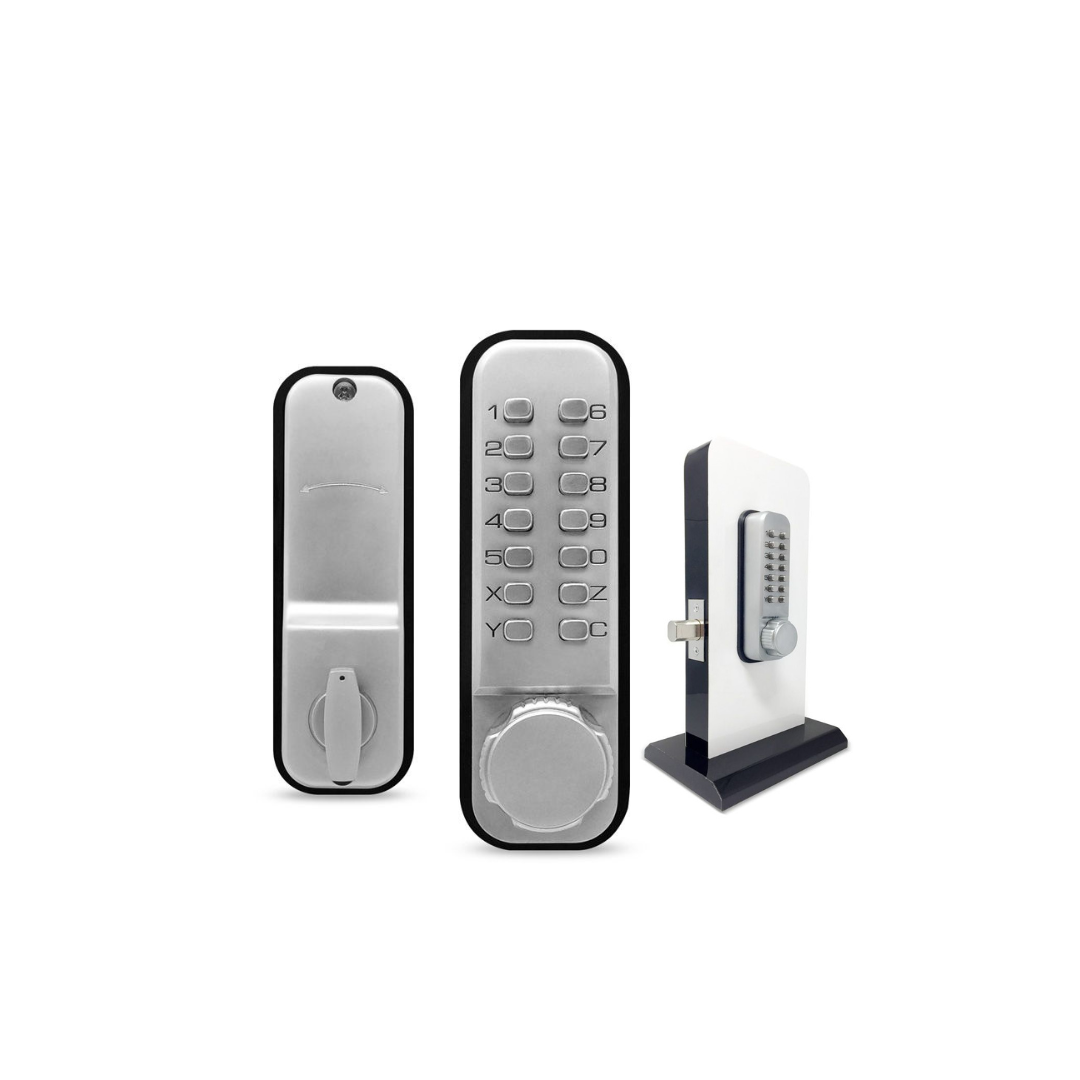 Mechanical Keyless Deadbolt Lock With Combination Push Buttons – Barzel ...