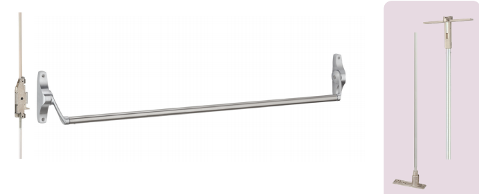 Von Duprin 5547WDCEO Concealed Vertical Rod Cross Bar Exit Device 55 S ...