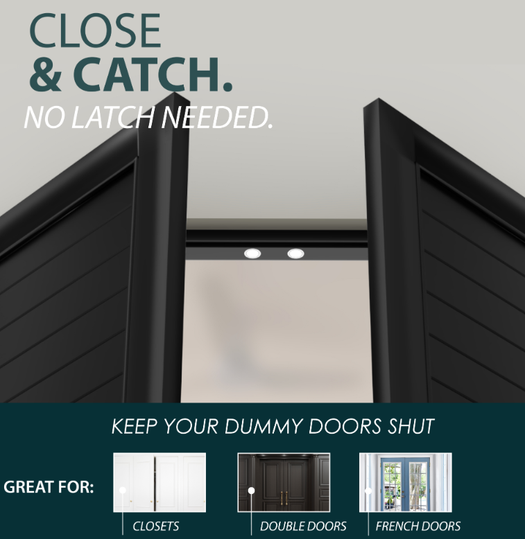 Mega Handles Concealed Magnet Catch - Dummy Doors – Barzel Lock