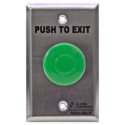 Alarm Controls TS-14 Request to Exit Station with Pneumatic Timer – Barzel Lock